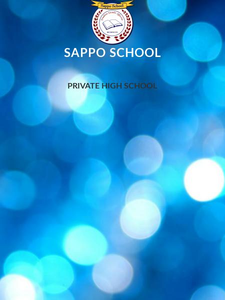 Sappo School - Private High School