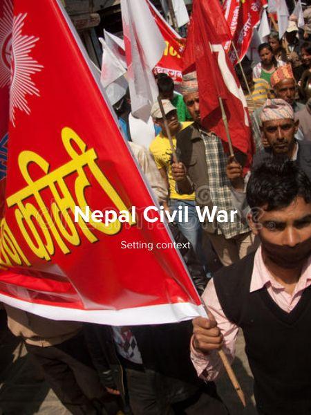 Nepal Civil War - Setting context